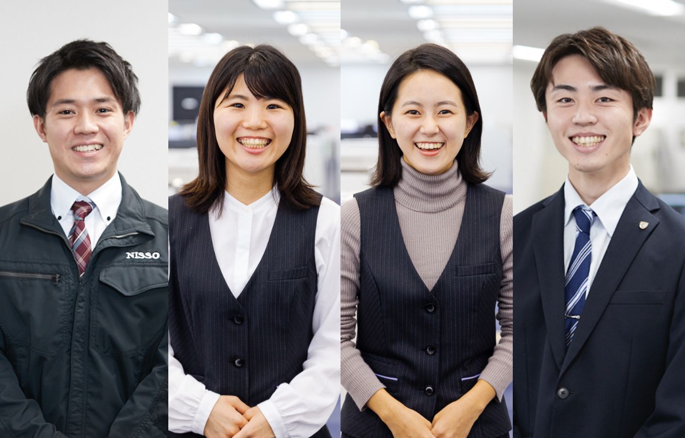 新卒1年目メンバーのホンネトーク入社して感じる日綜産業の素顔｜NISSOイズム - 日綜産業の「イズム」を伝える採用メディア